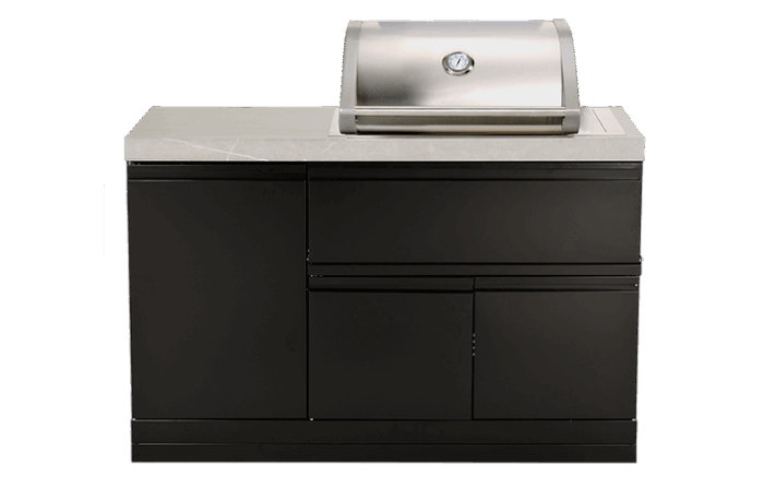 Mini kitchen with 2 Burner Gas BBQ - CROSSRAY